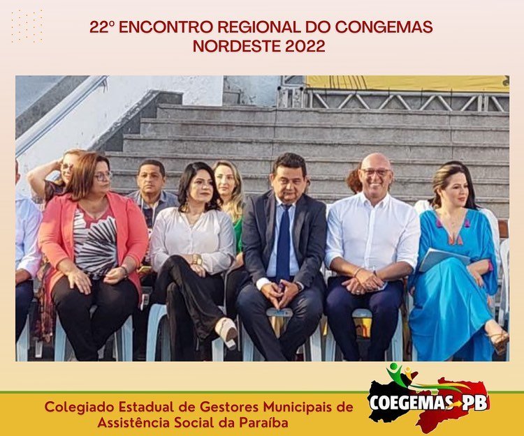 22º Encontro Regional Do Congemas Nordeste 2022 Com O Tema “o Futuro Da
